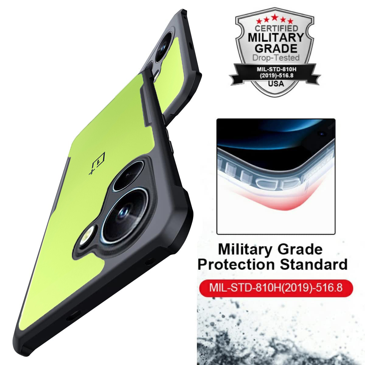 Riggear Xundd Back Cover Case for OnePlus Nord CE 3 Lite 5G